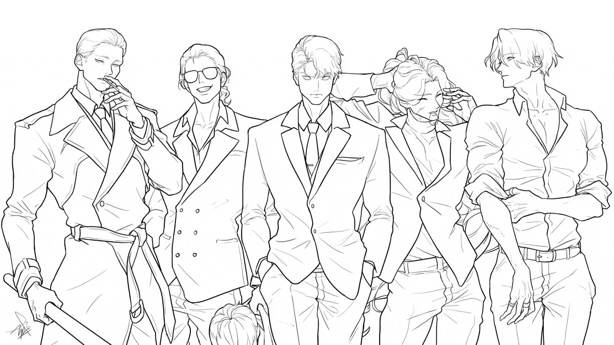 suit drawing base