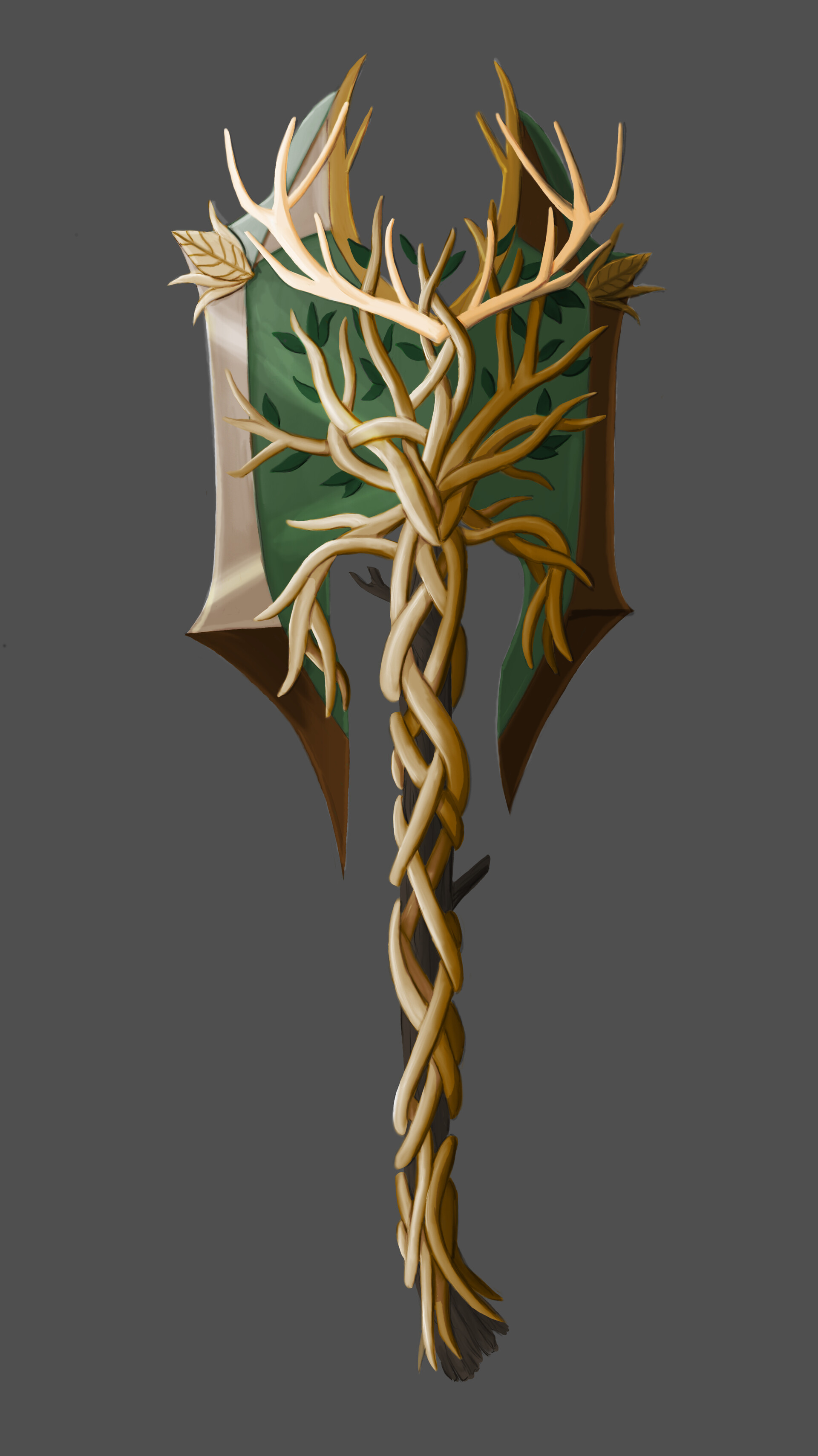 ArtStation - Elemental Axes - Earth and Fire