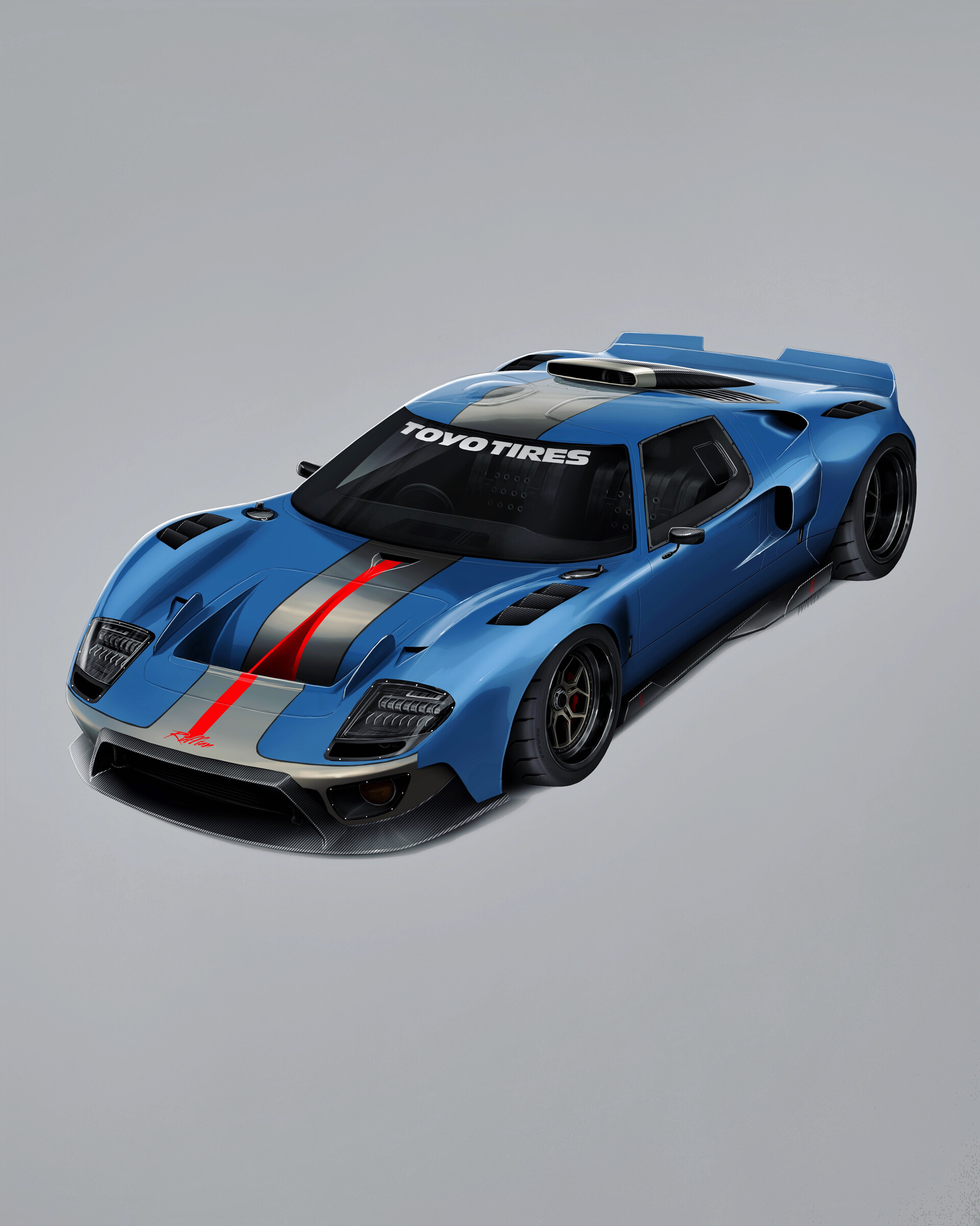 ArtStation - GT40 RUFFIAN // WNVLD