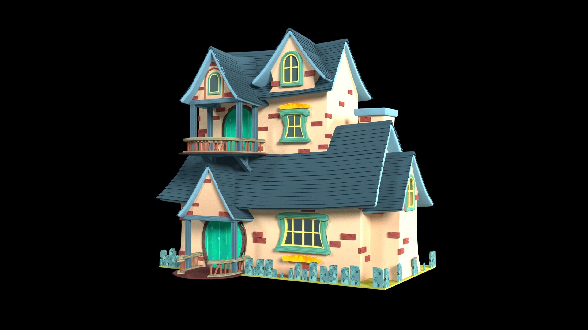 ArtStation - cartoon House