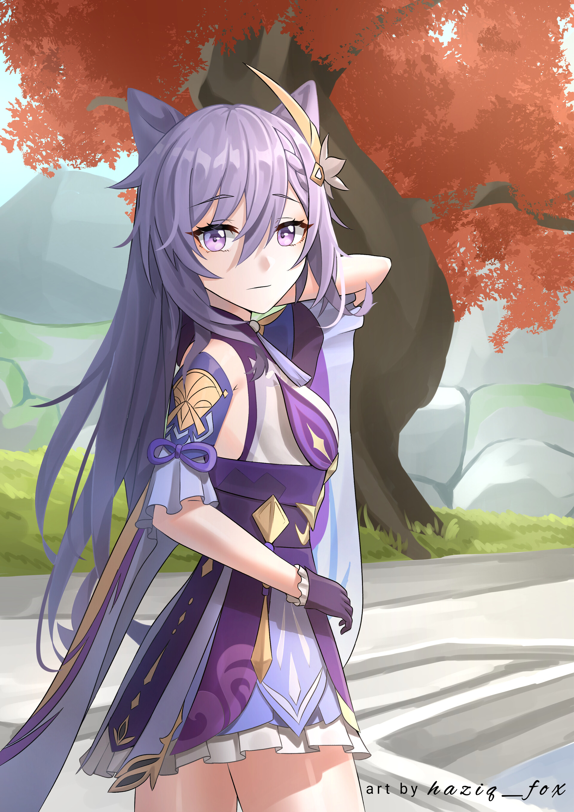 ArtStation - Keqing Fanart - Genshin Impact