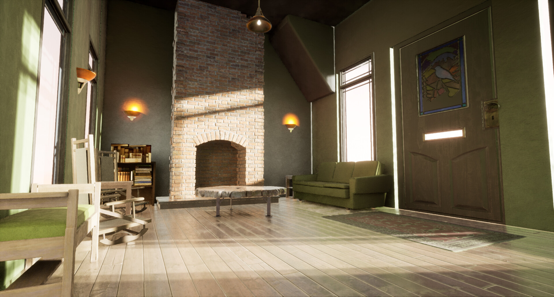 Michael Hallett - Raytracing Lighting Simple Layout