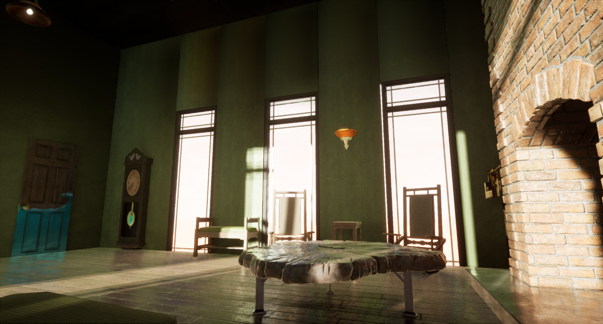 Michael Hallett - Raytracing Lighting Simple Layout