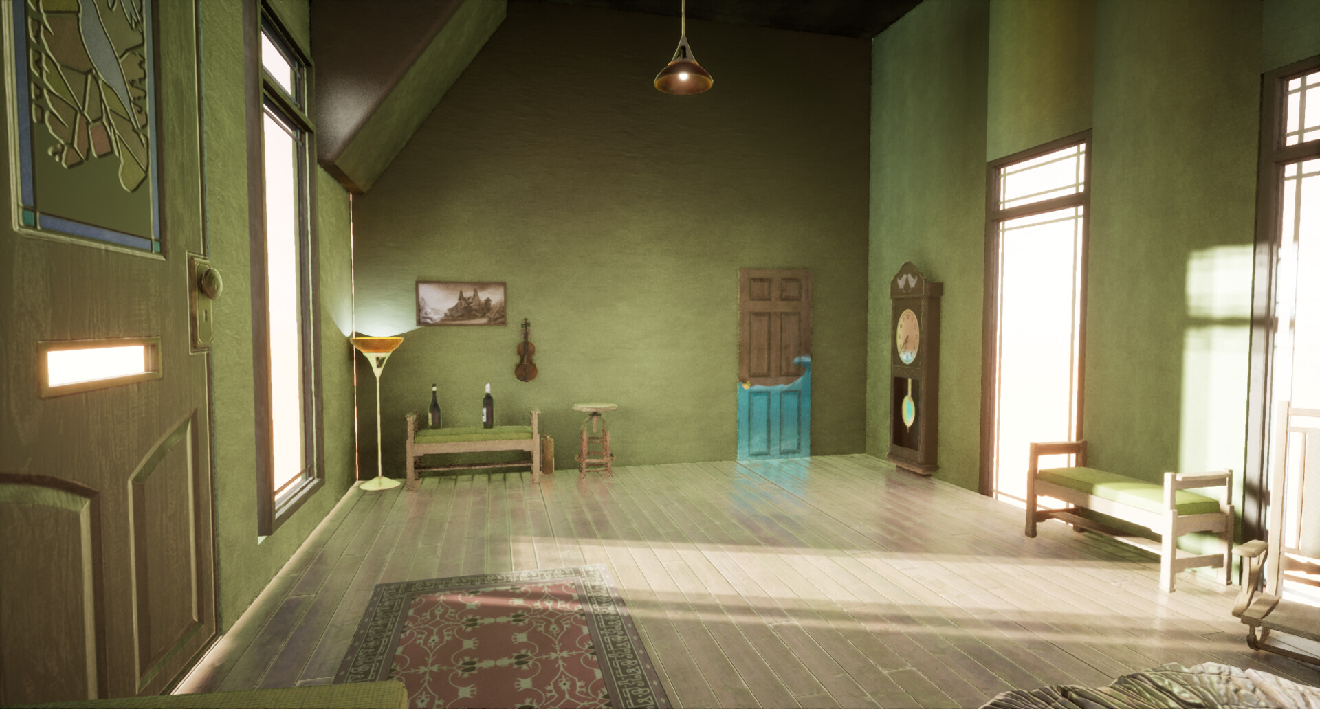 Michael Hallett - Raytracing Lighting Simple Layout