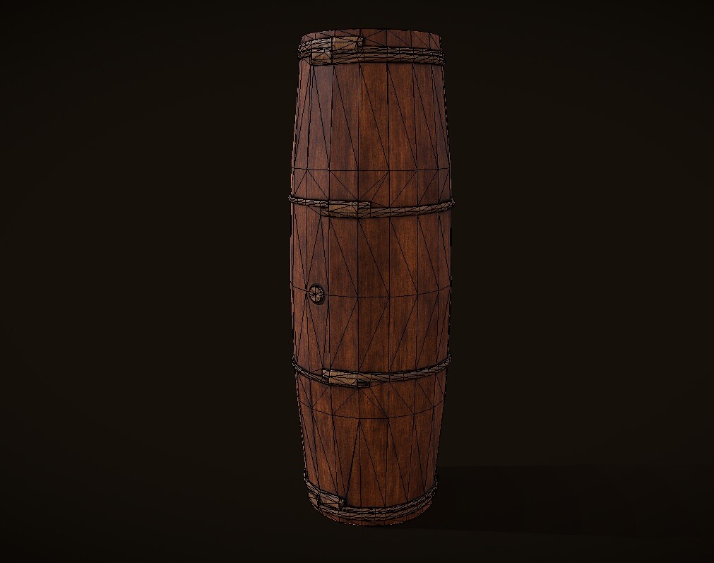archaeocraft - Medieval wood barrel