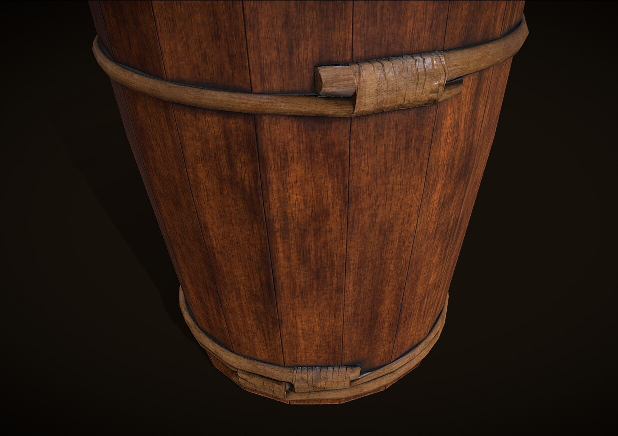 archaeocraft - Medieval wood barrel