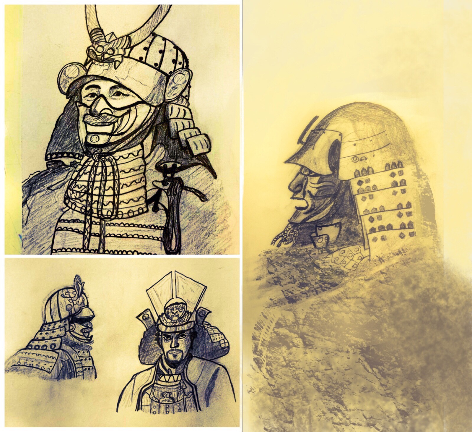 ArtStation - Samurai Sketch