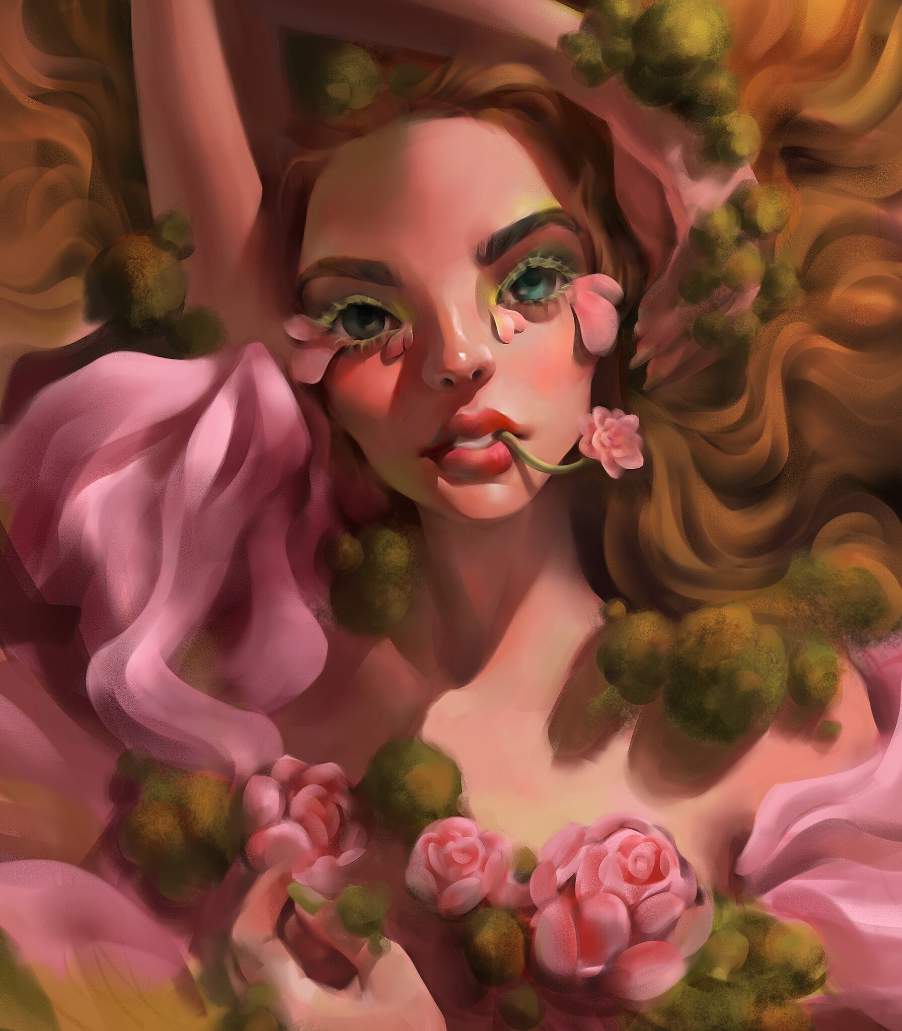 ArtStation - Moss girl