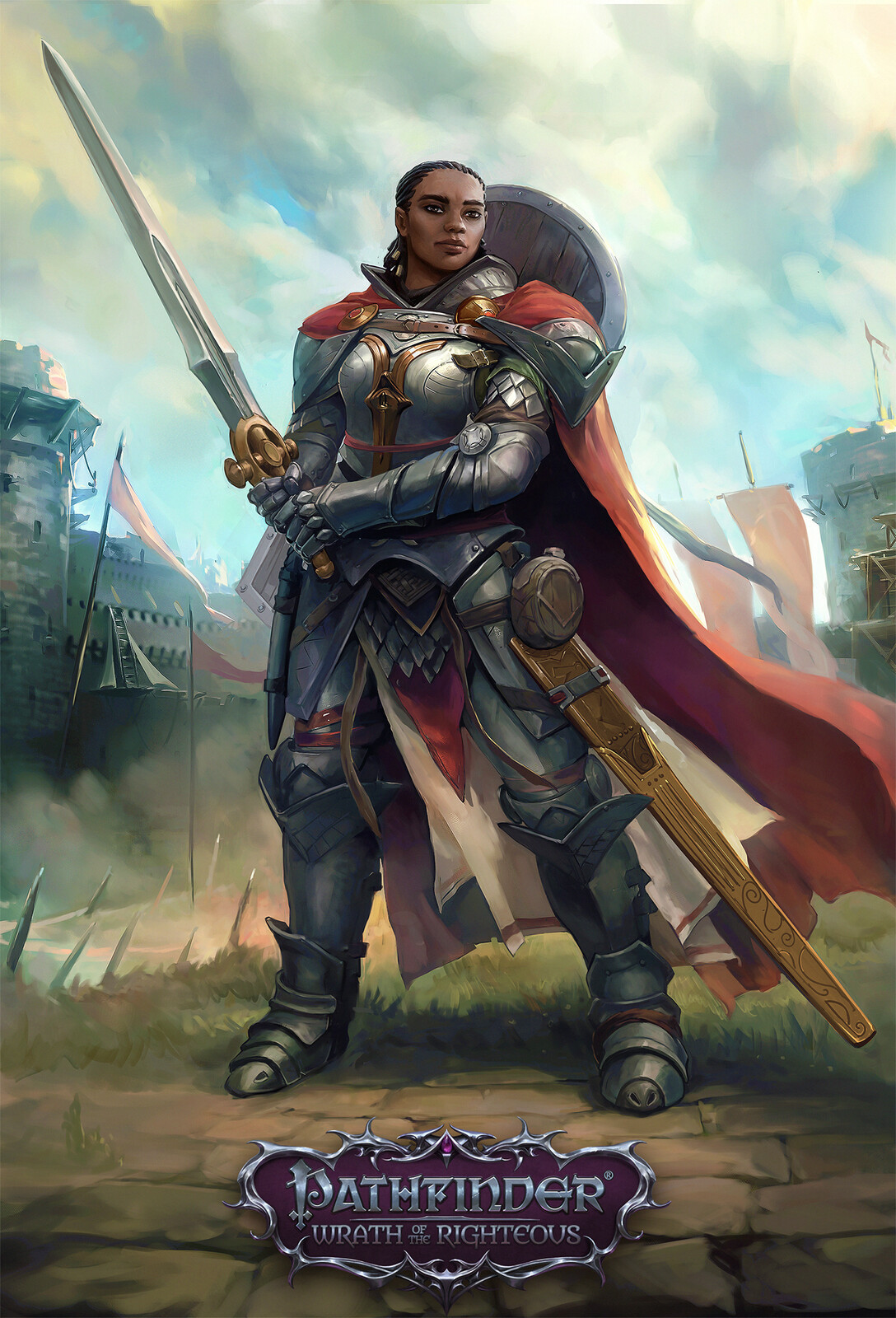 capitanraketa / - Pathfinder: wrath of the righteous - Seelah illustration