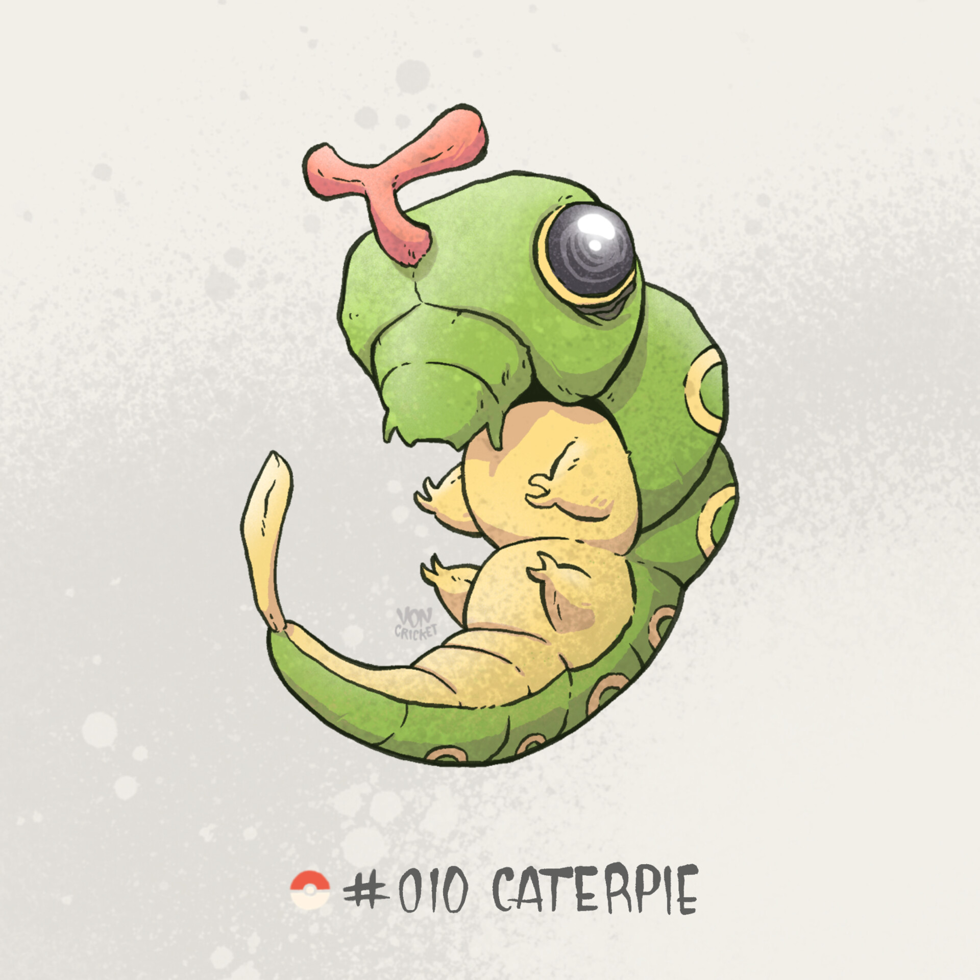 ArtStation - #010 Caterpie