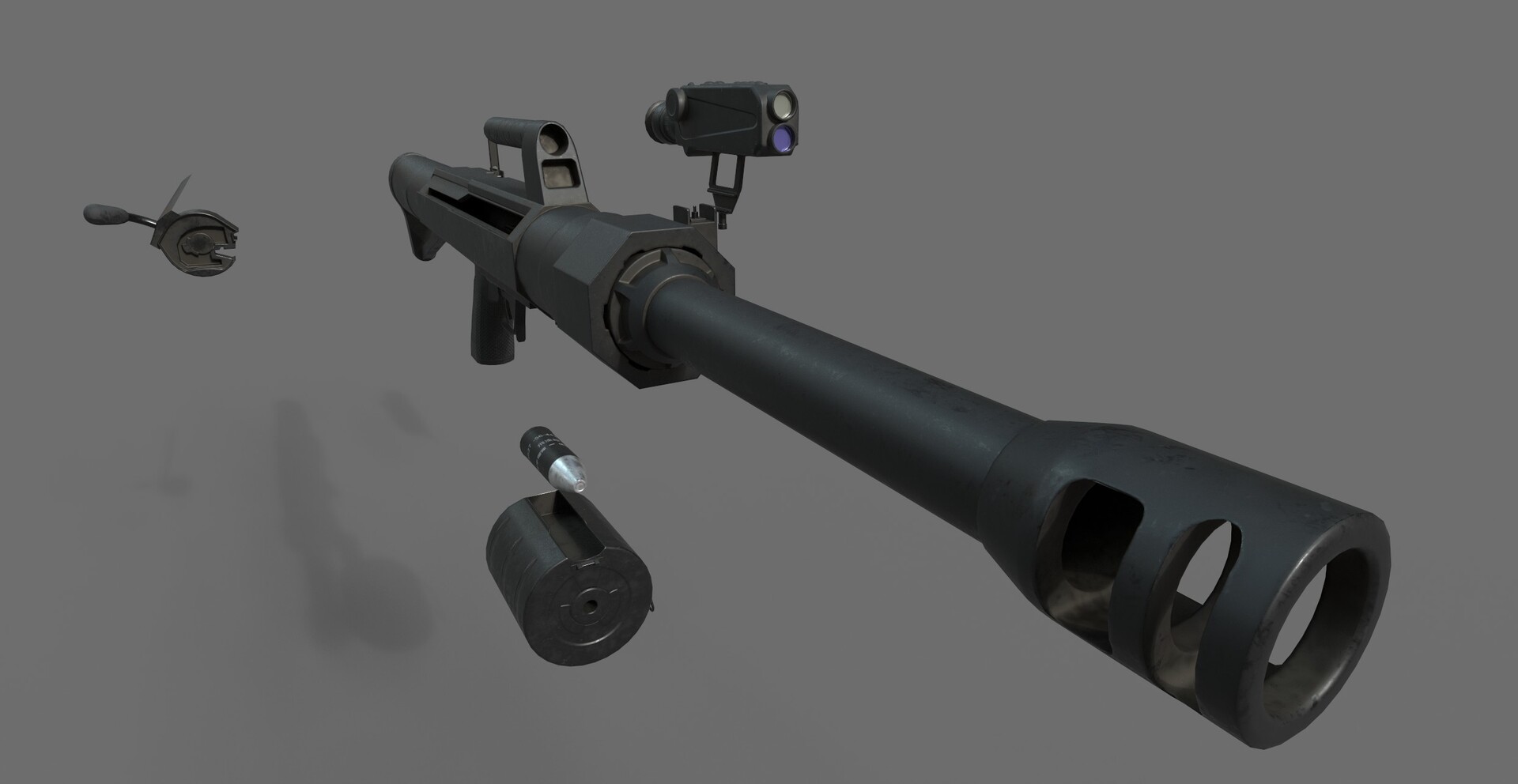 ArtStation - Chinese automatic grenade launcher QLU-11 LG-5