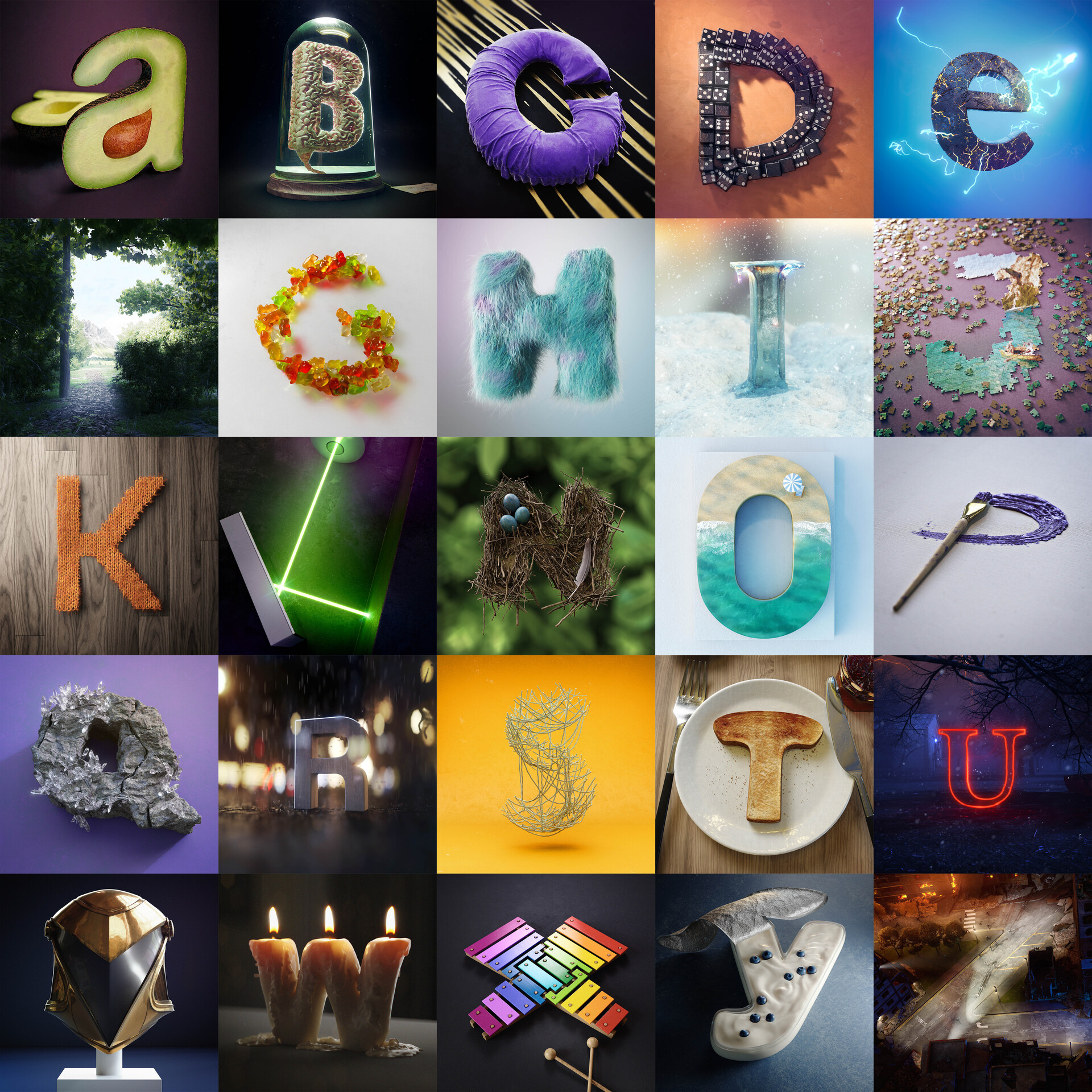 ArtStation - A-Z - The full Alphabet project!