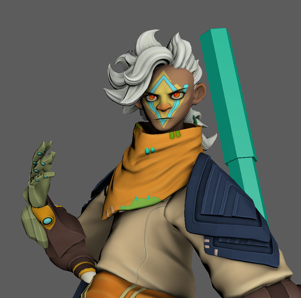 ArtStation - Practice #7 - Mech Wukong