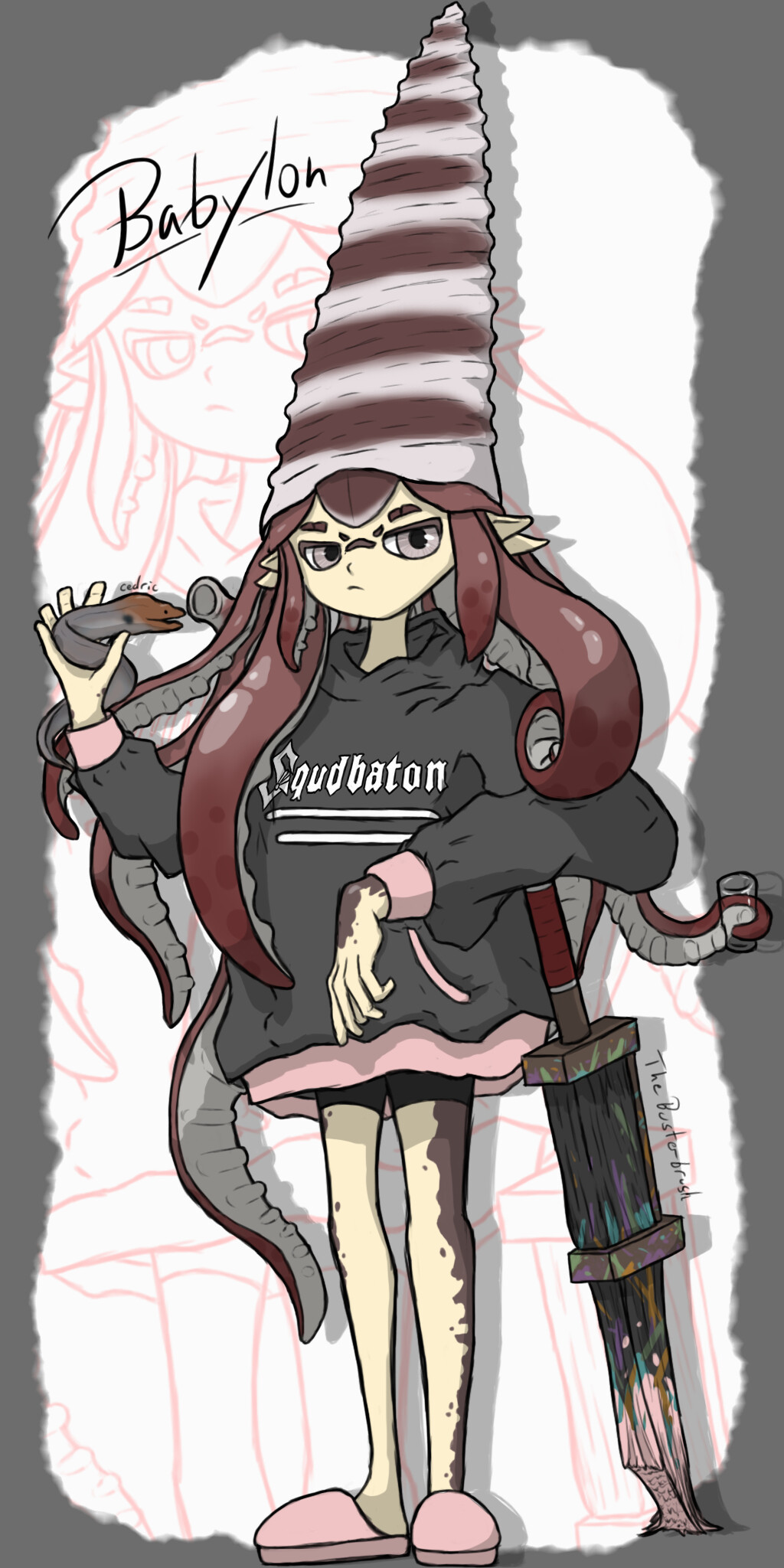 ArtStation - Splatoon Character Concept: Babylon