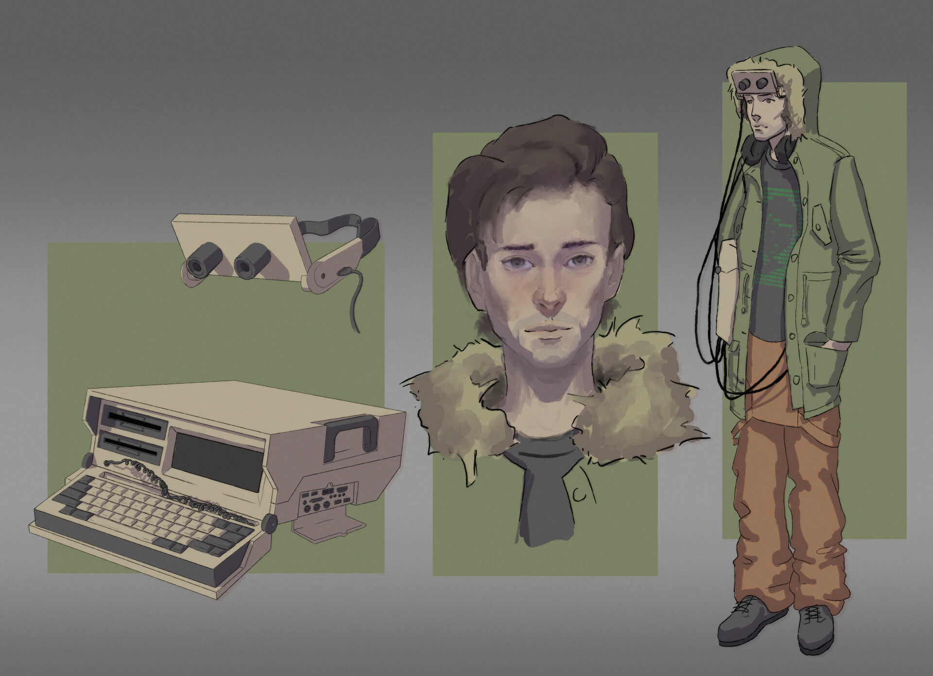 Alexander Clark - Scifi character design