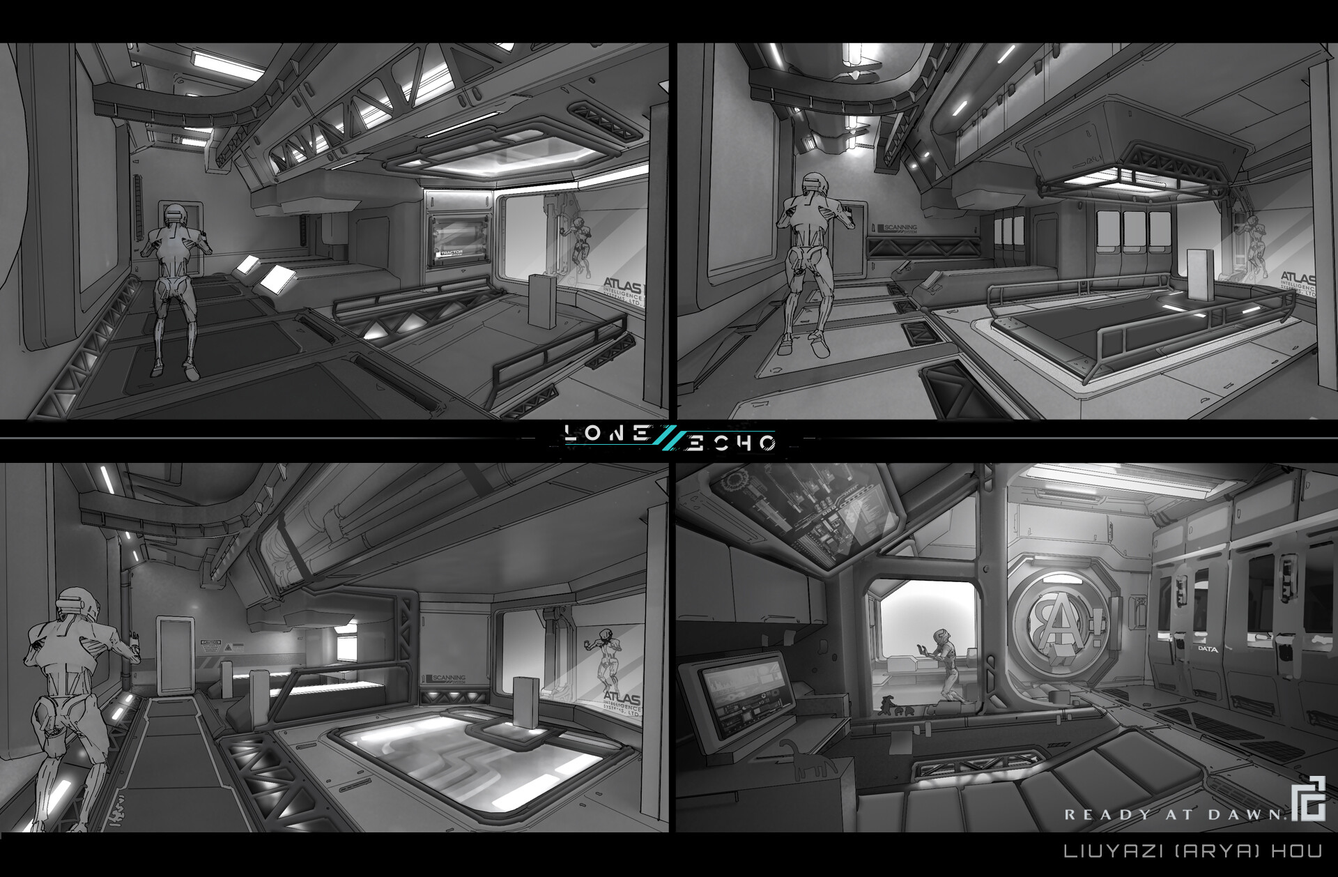ARYA MONSTER - Lone echo 2 Environment ideation