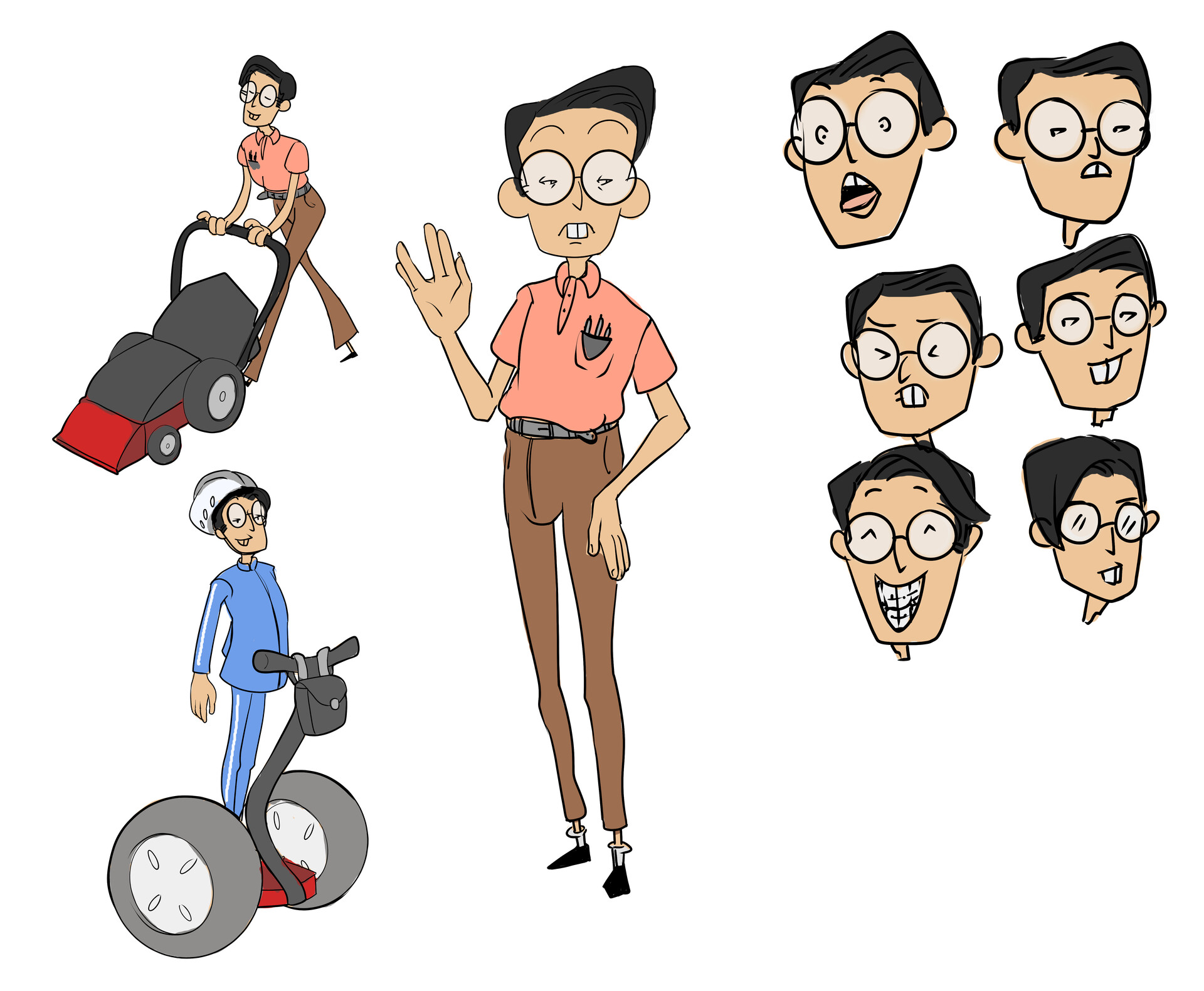 ArtStation - Weird Al - White and Nerdy Design