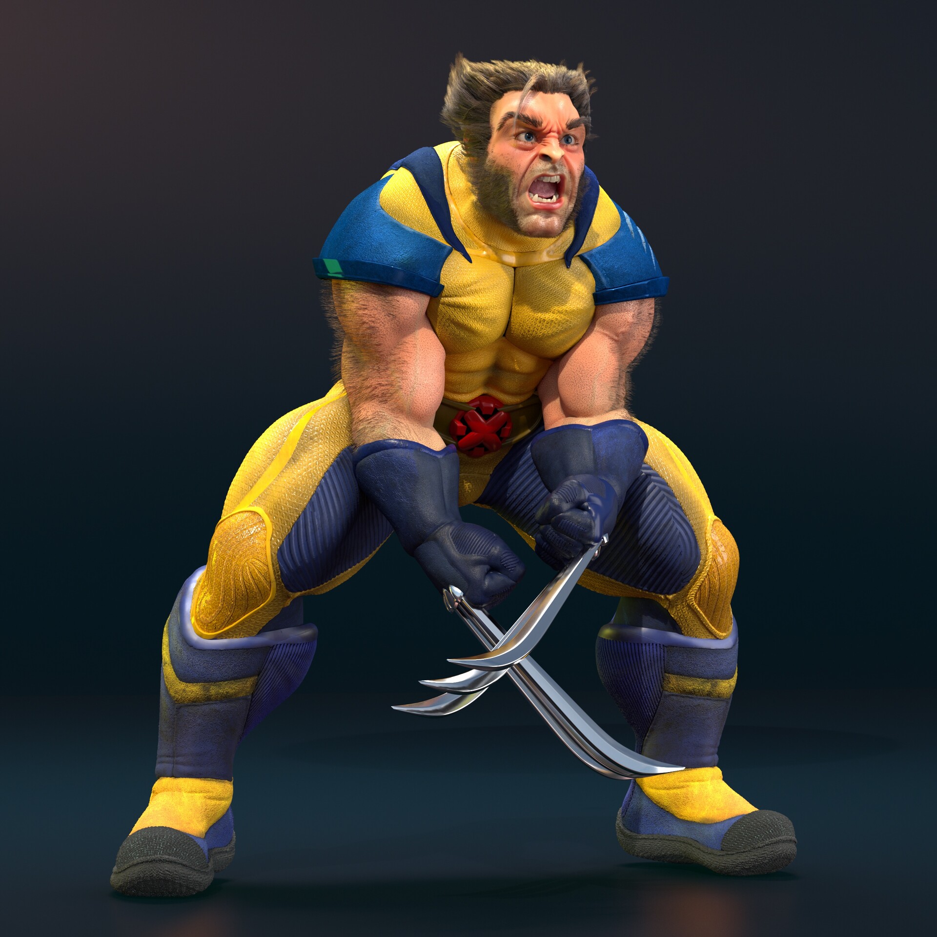 ArtStation - Wolverine Fan art
