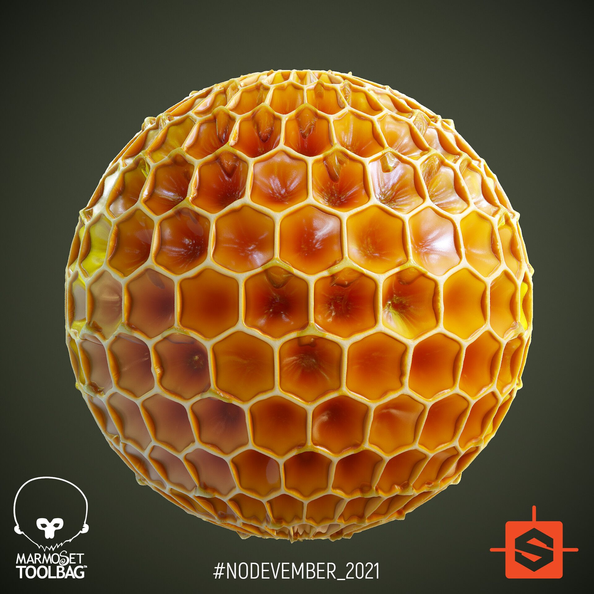 ArtStation - Nodevember 2021 - Day 7+8 - 6-sided