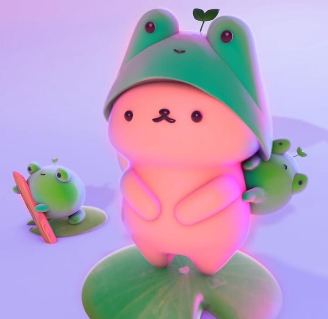 ArtStation - Cat & Frogs