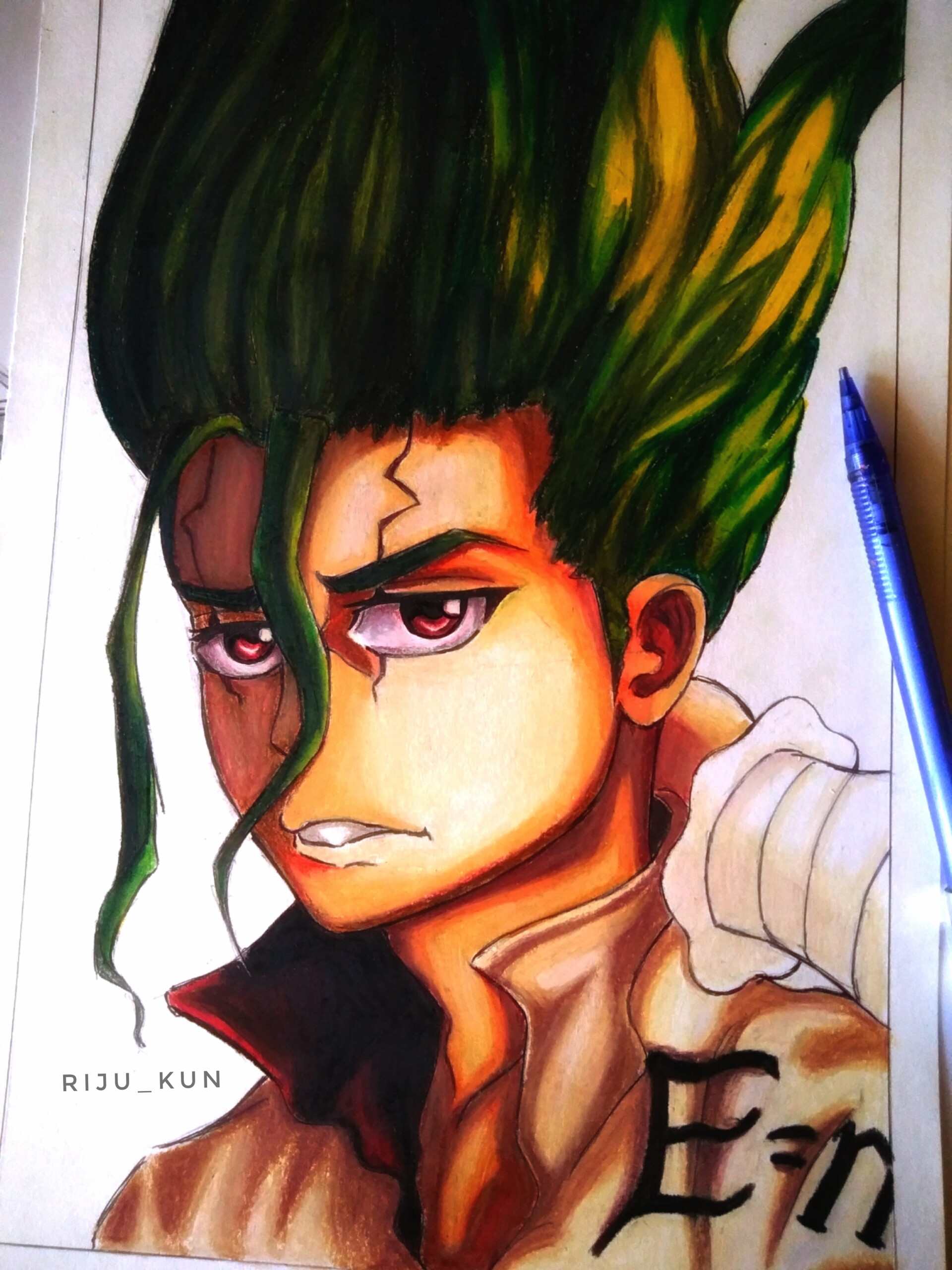 ArtStation - Senku, Dr. Stone