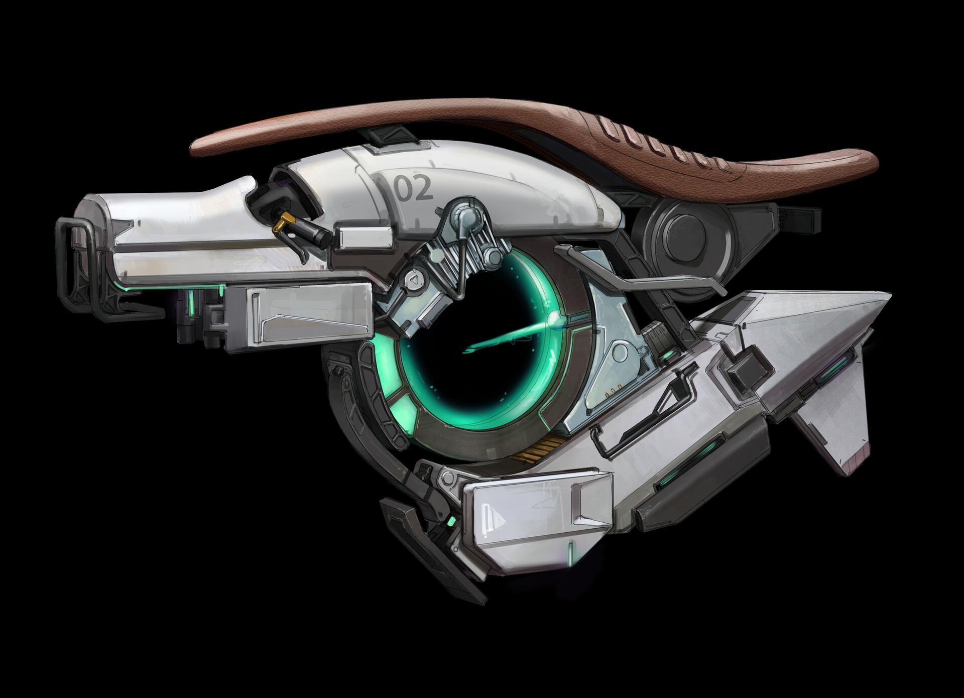 ArtStation - Anti-gravity motorcycle