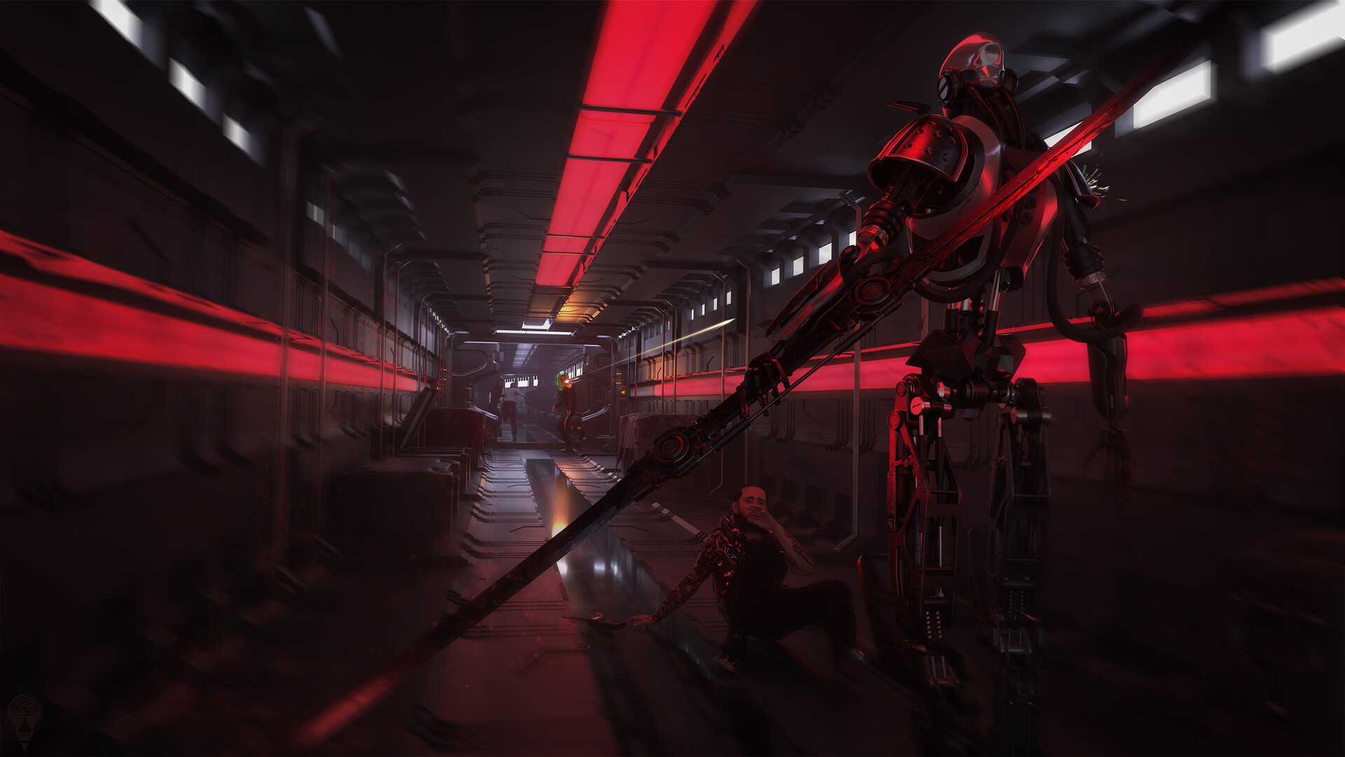 ArtStation - Train interception