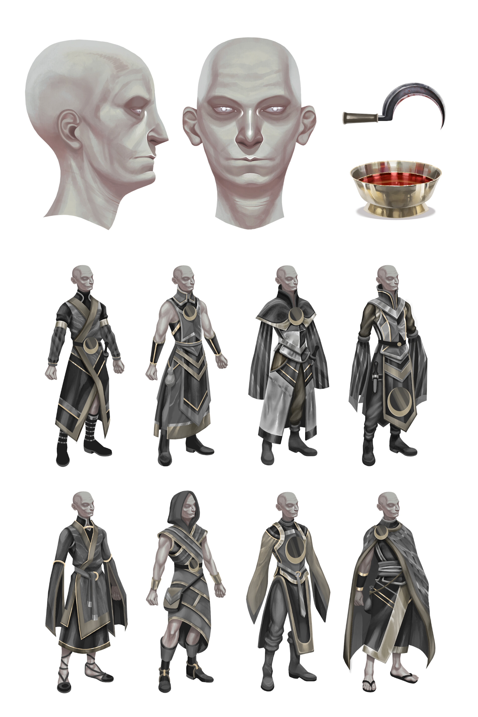 ArtStation - Cleric concept/study