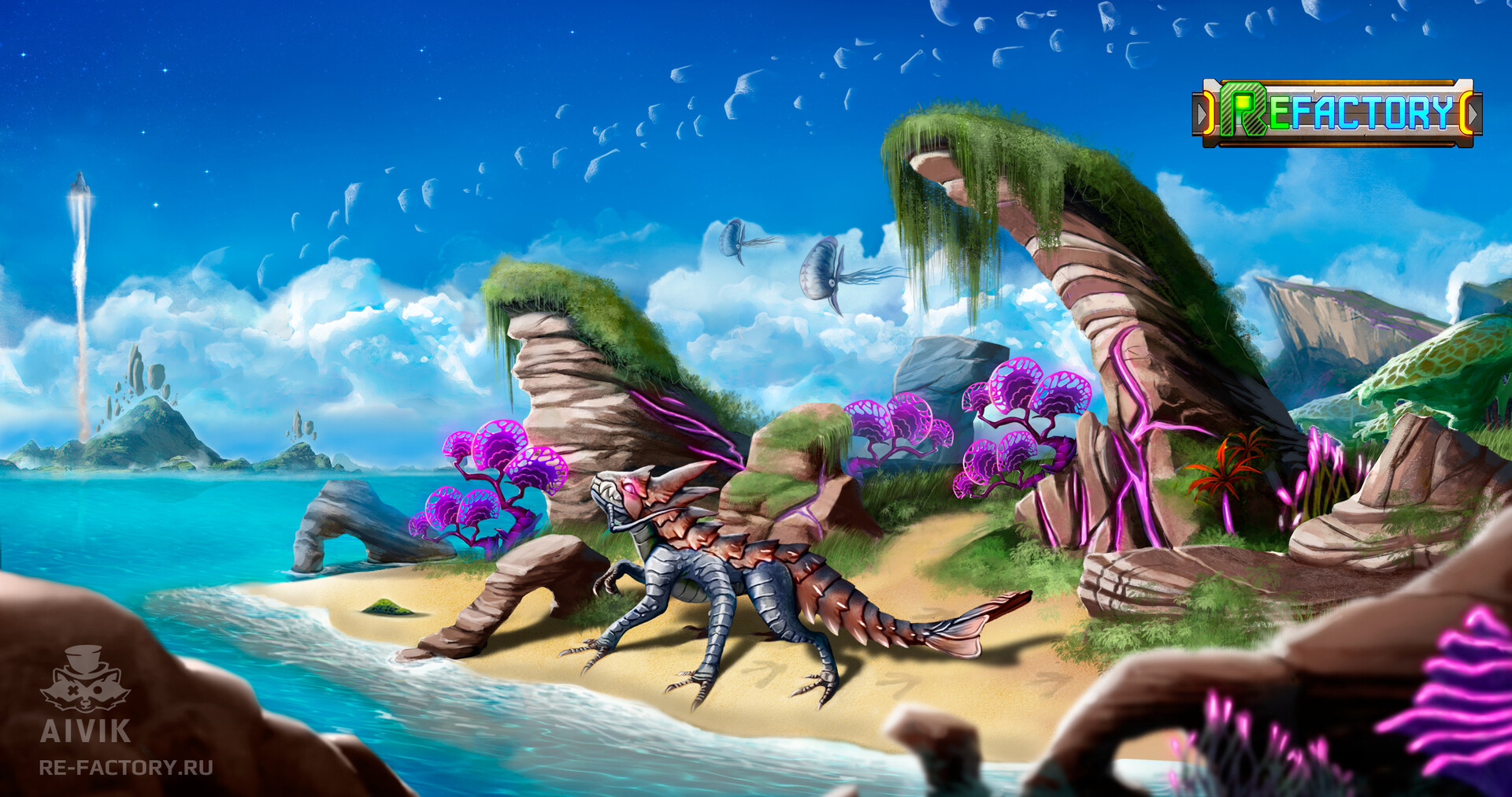 ArtStation - Refactory - Alien Biome