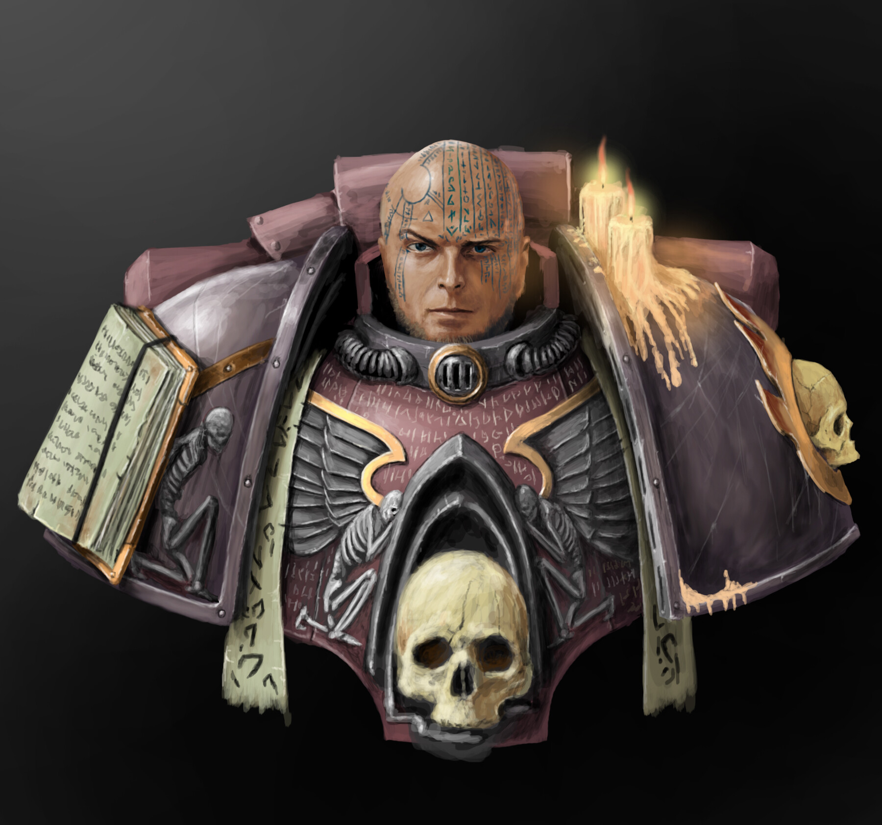 ArtStation - chaplain of the legion Word Bearers - Erebus