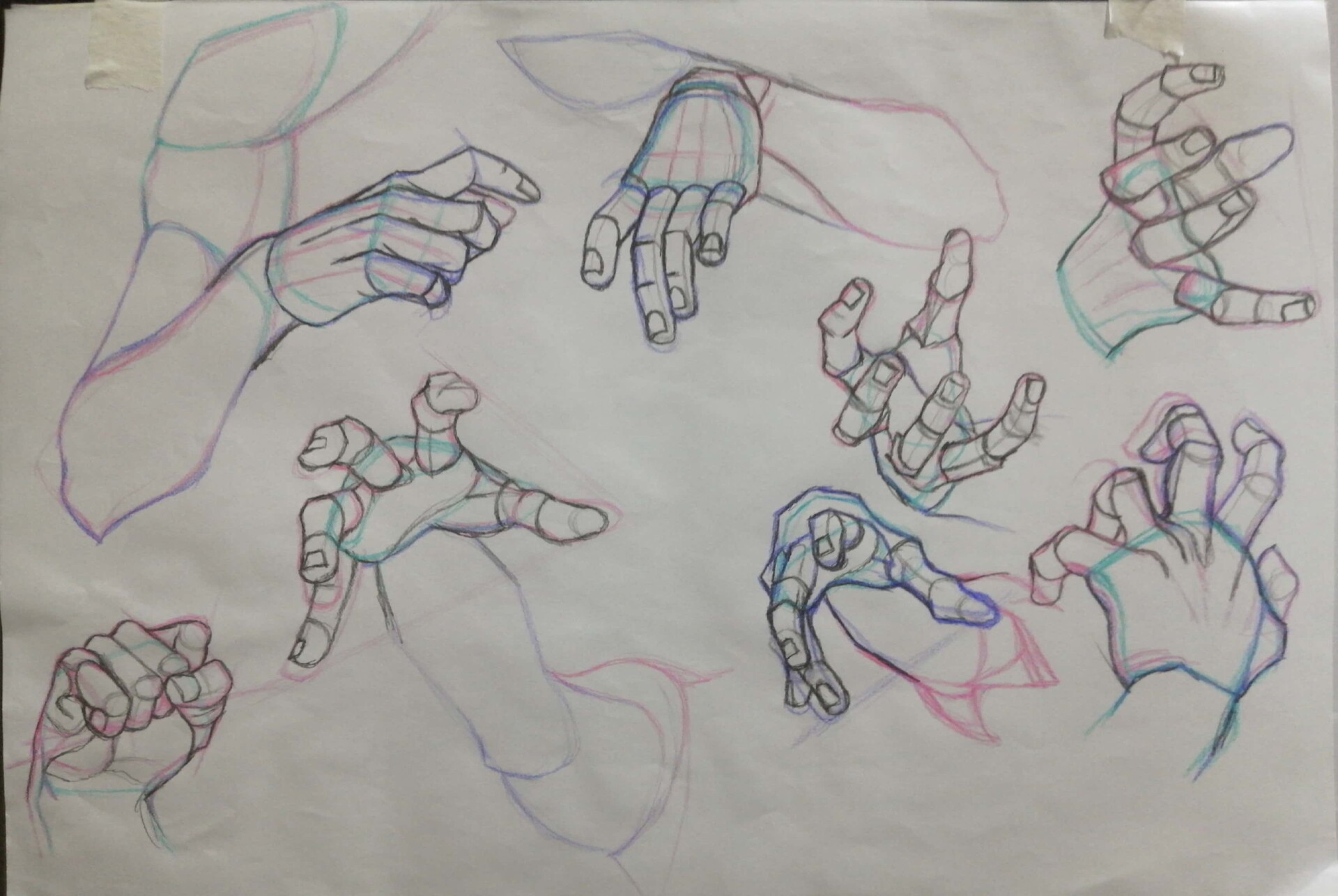 ArtStation - Anatomy practice (hands)