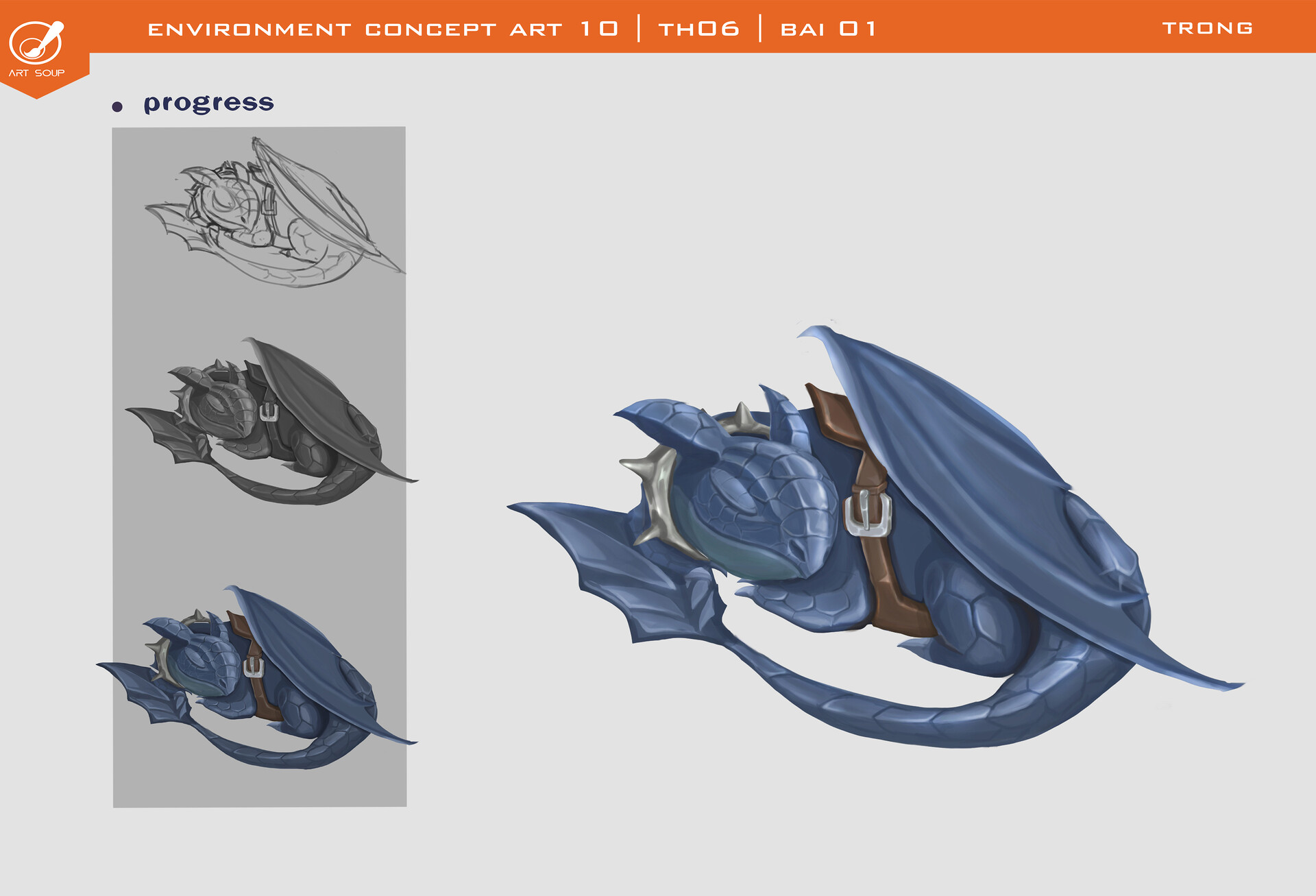 ArtStation - Sleeping Dragon