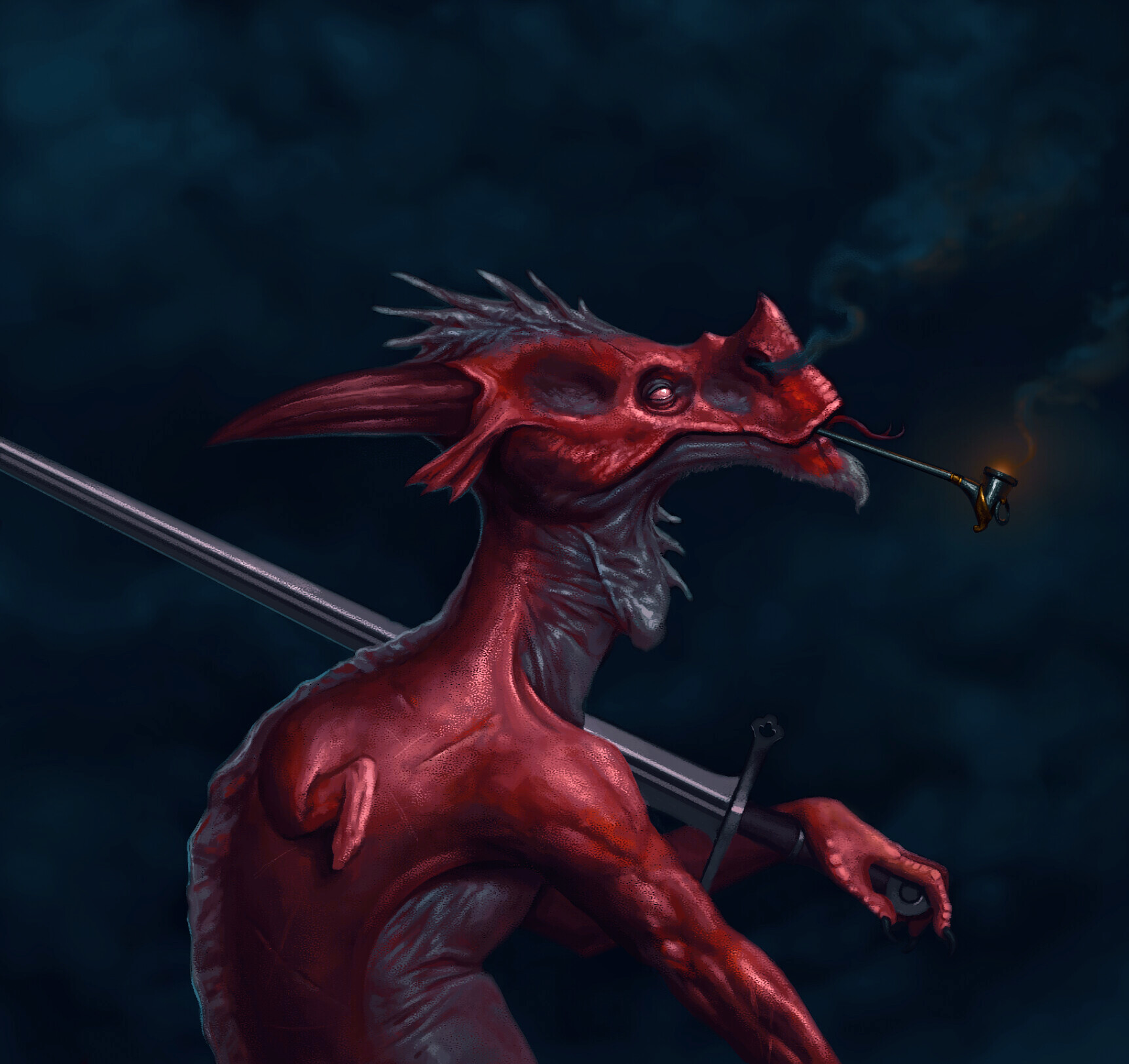 ArtStation - Wise Draconian, Louis-Philippe Bélanger