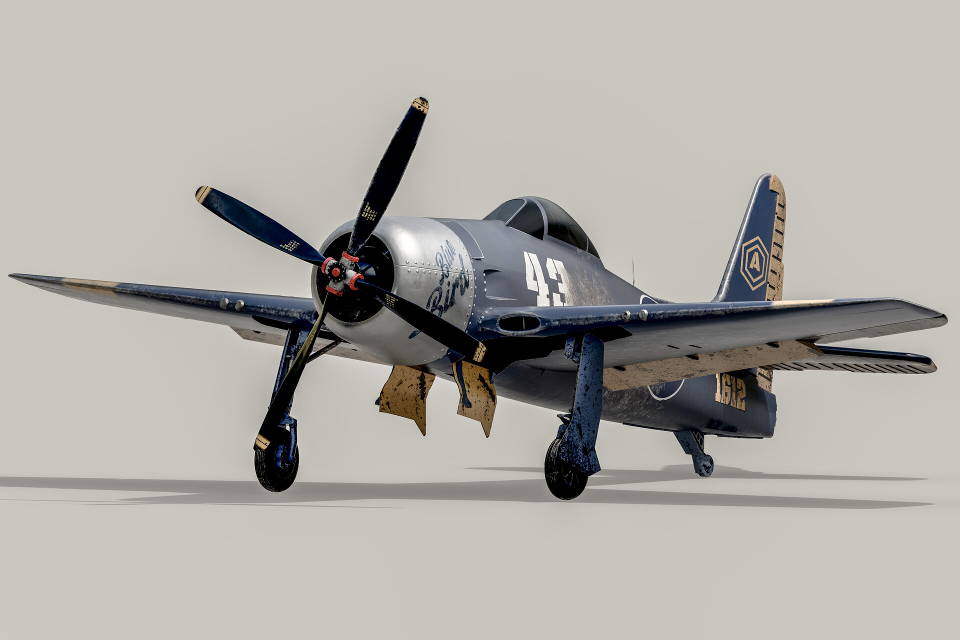 ArtStation - Texturing old Airplane