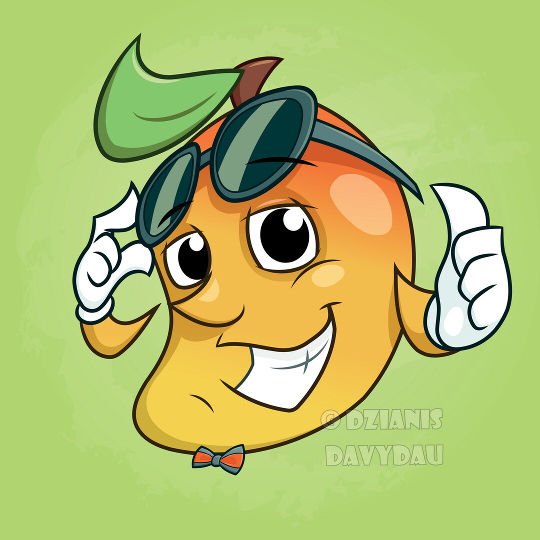ArtStation - Mango mascot character