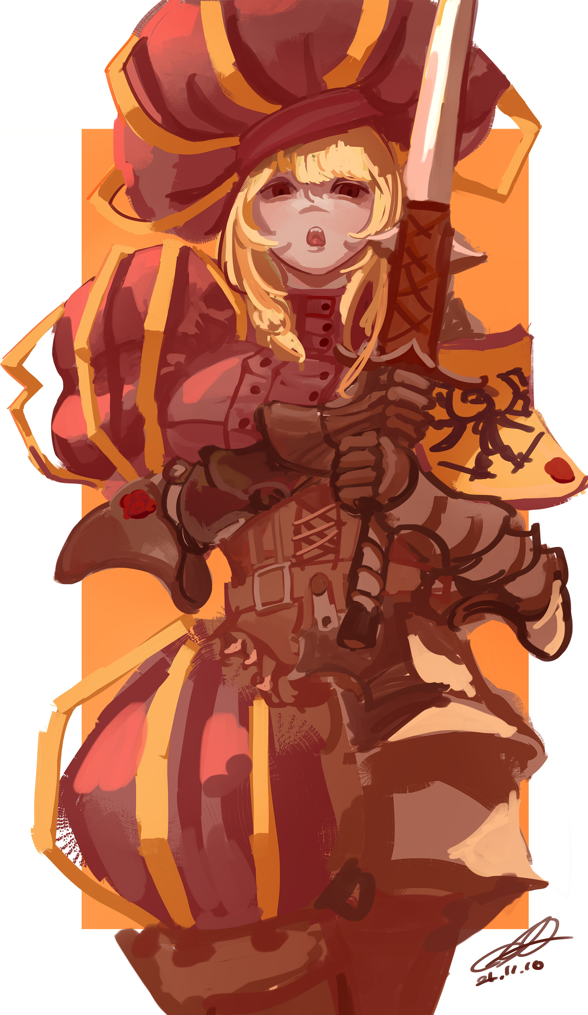 ArtStation - Greatsword girl