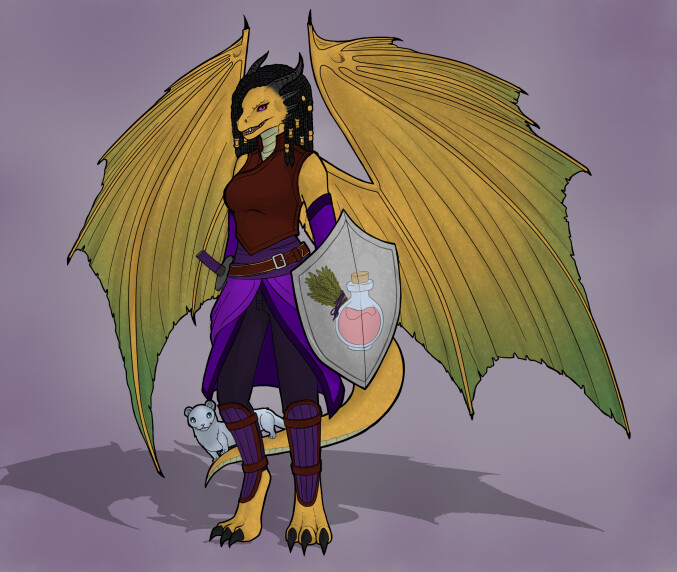 ArtStation - Dragonborn Character Art