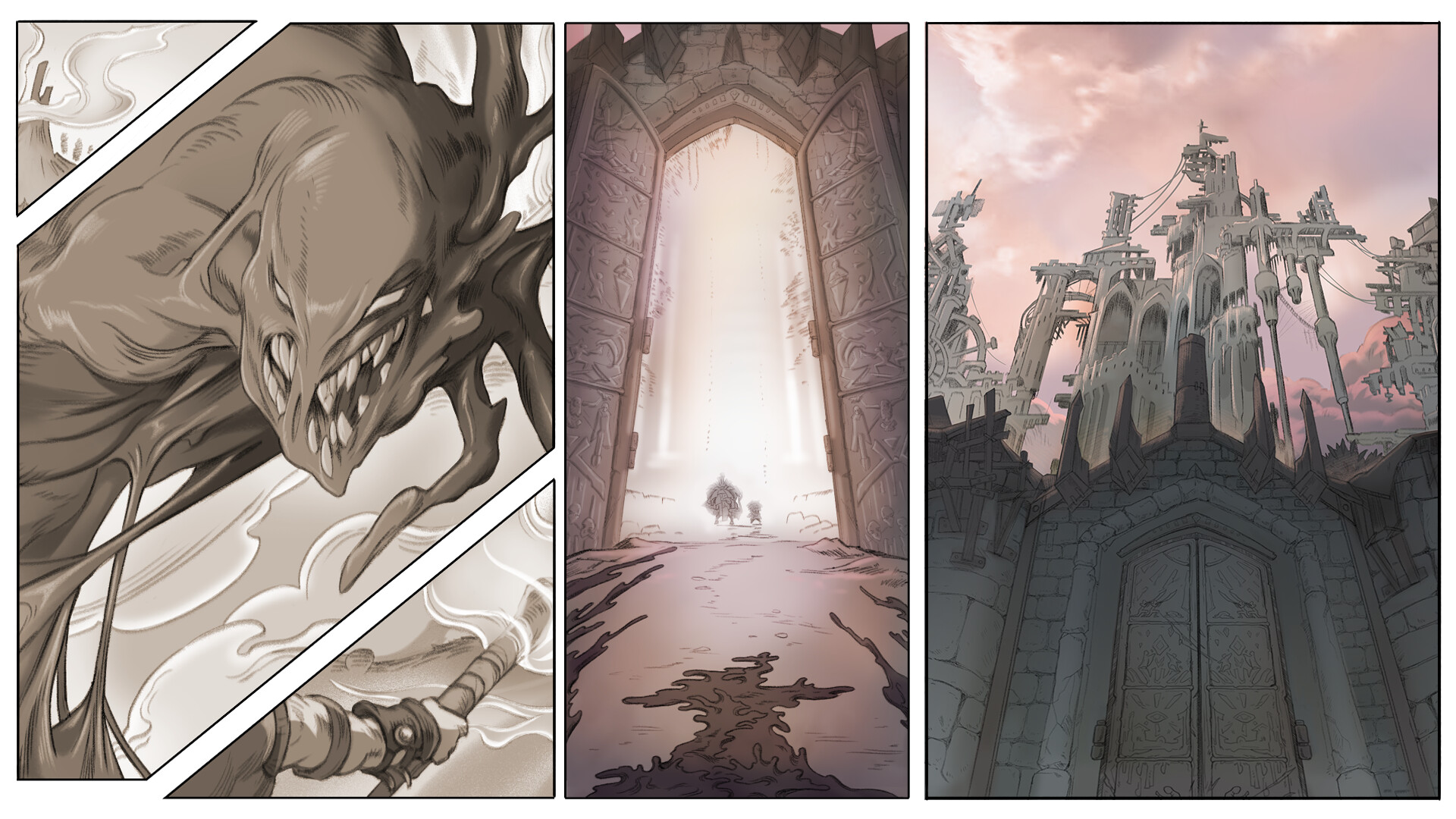 ArtStation - After Shadows - Comics for Intro