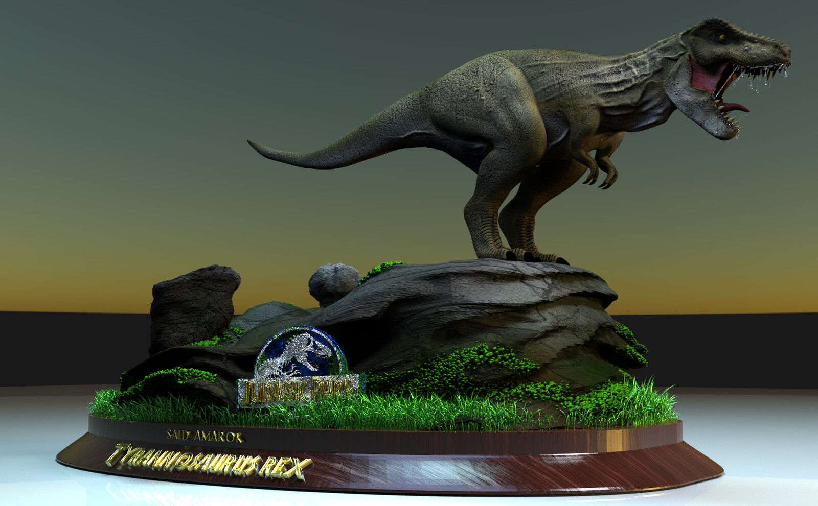 Amarok Hati Sköll - Tyrannosaurus Rex (modeling 3D)