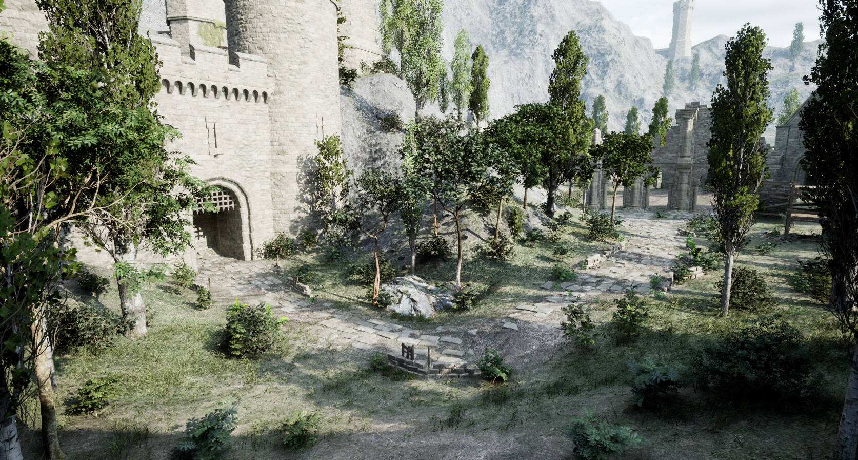 ArtStation - KoA - Ruined City Demo Map Progress