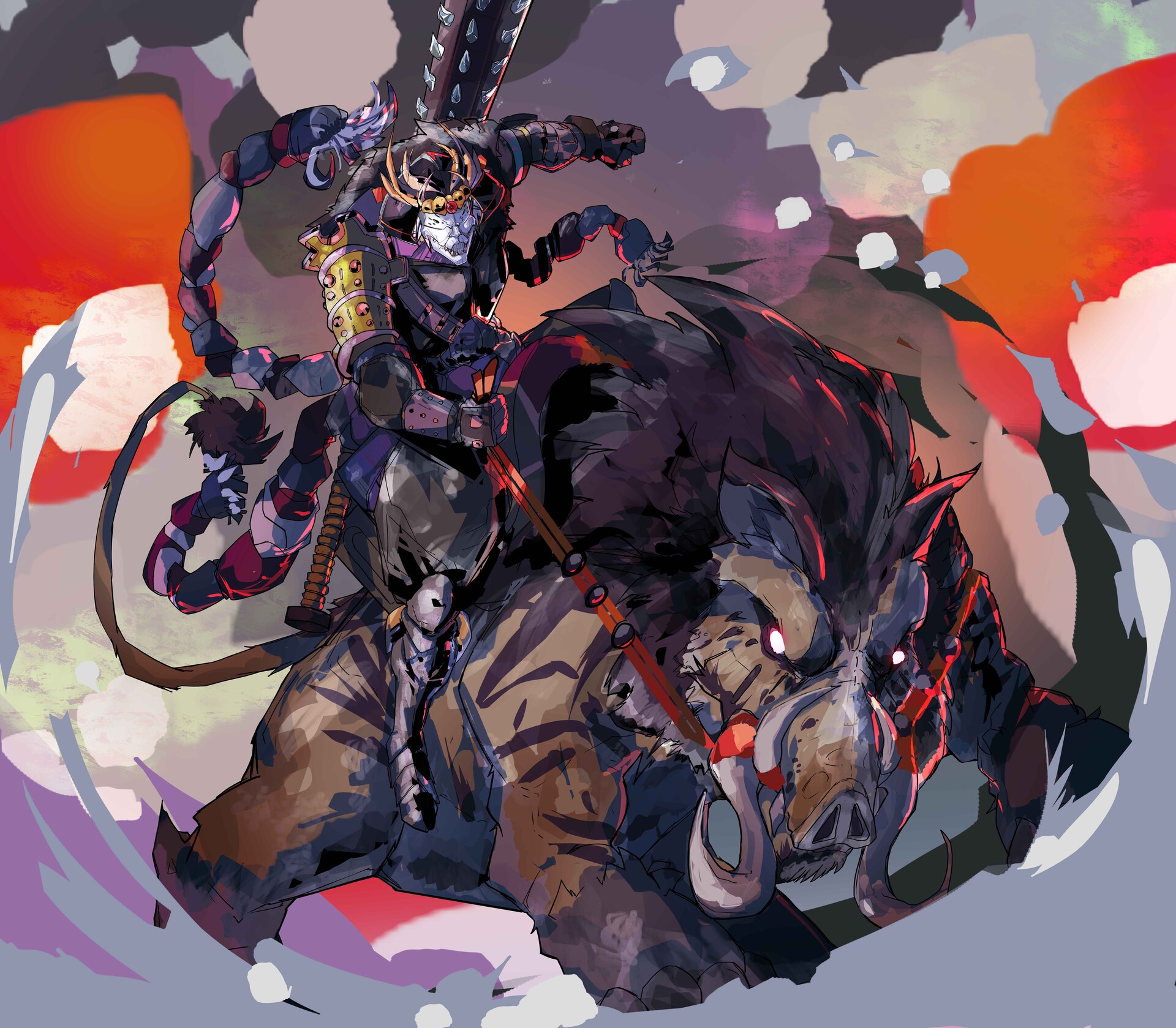 ArtStation - Oni Battlelord