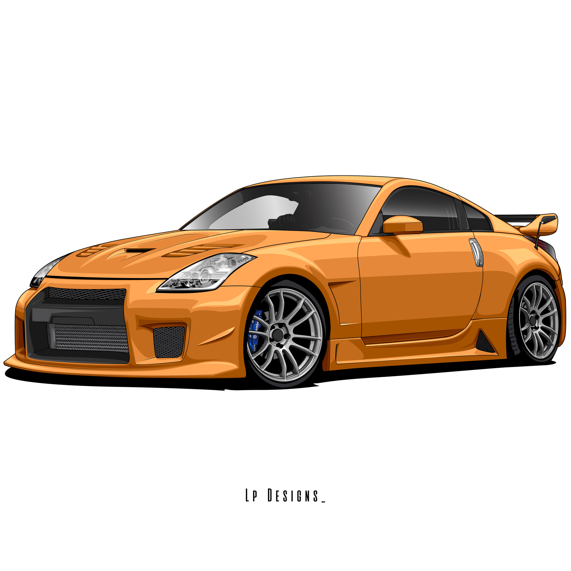 ArtStation - Nissan 350z