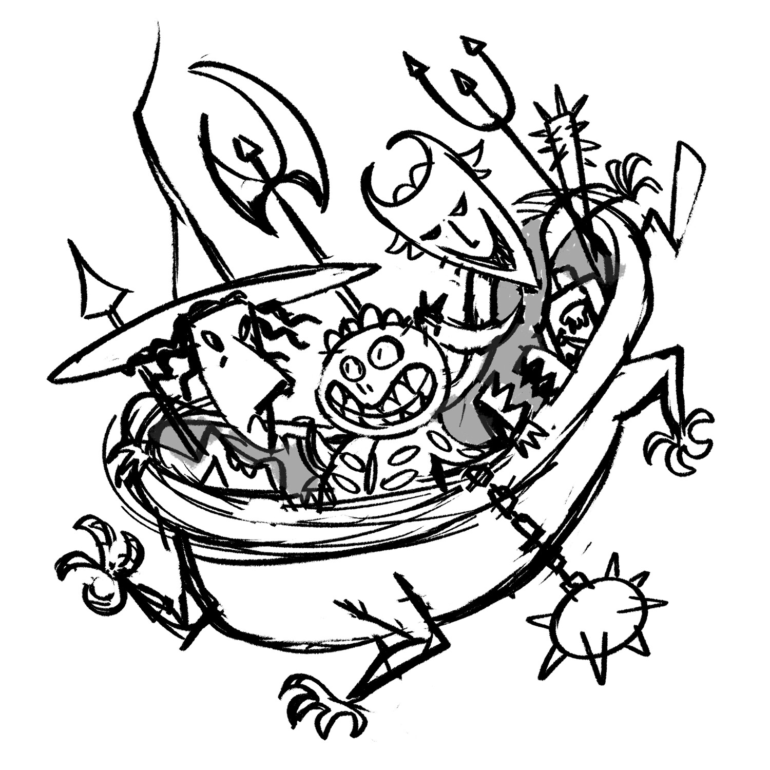 lock shock barrel coloring pages