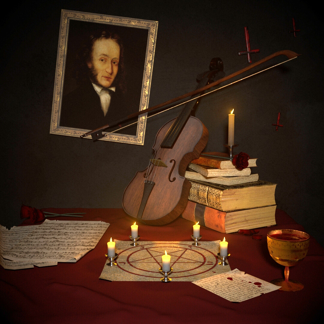ArtStation - practice_devil's violin