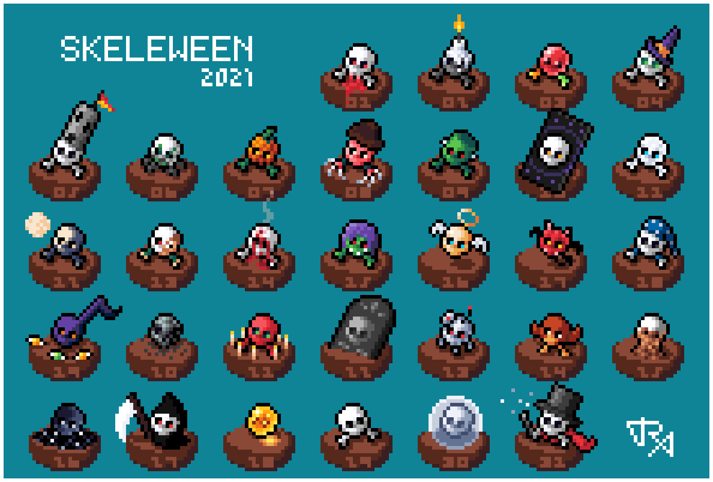 ArtStation - Skeleween 2021