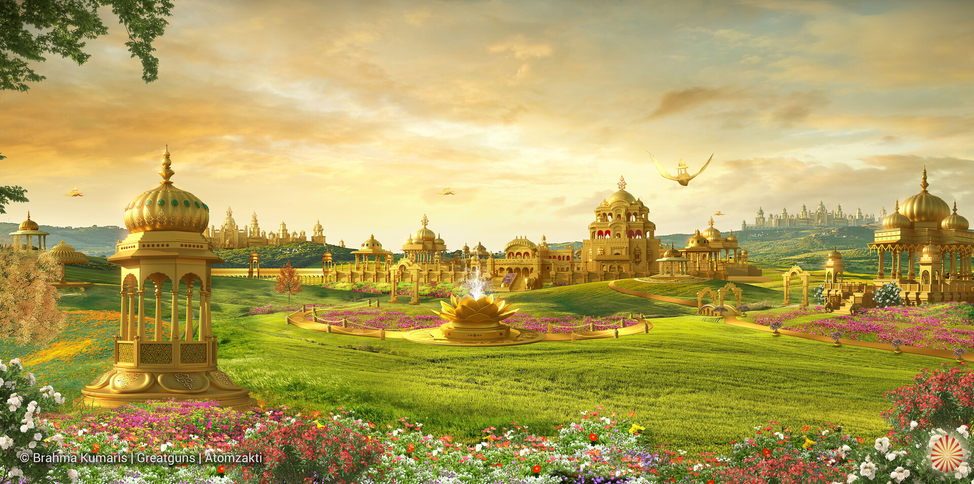 ArtStation - Brahma Kumaris | Concept art | Matte painting