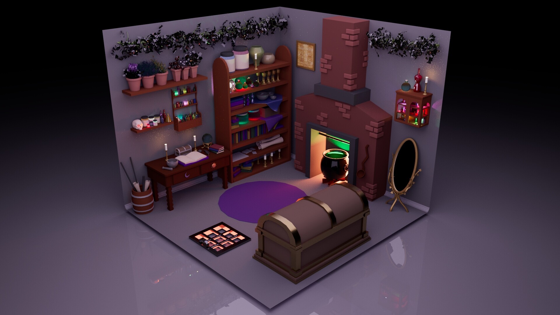 ArtStation - Witchy Room