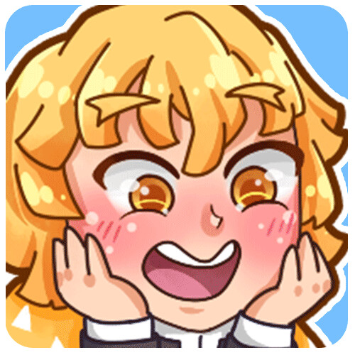 ArtStation - Zenitsu Twitch Emotes