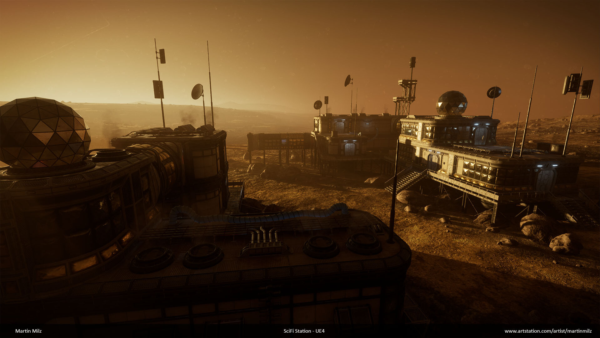 Martin Milz - SciFi Station - UE4