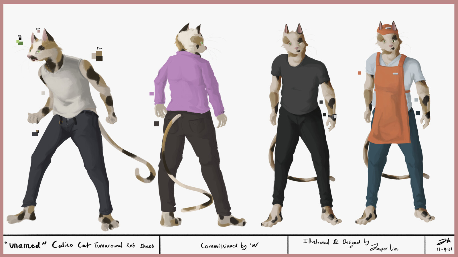 Jasper Lim - Character commission painting for W